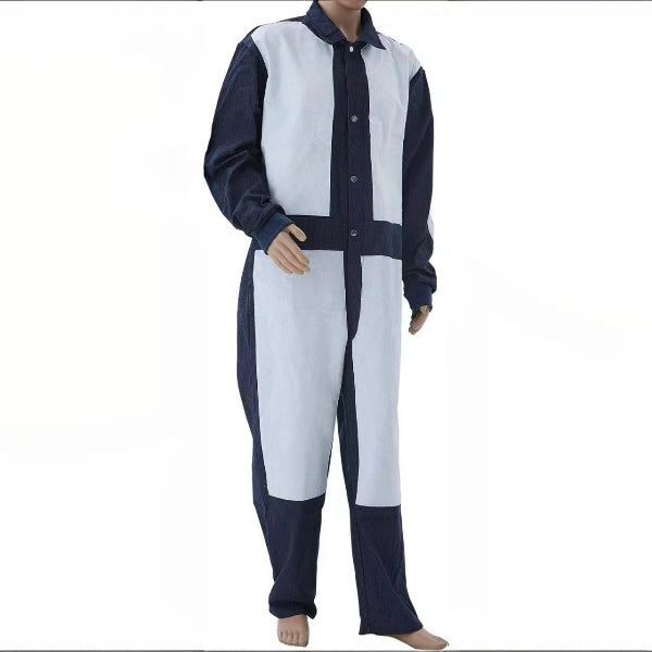 HOLDWIN Heavy-Duty Leather Sandblasting Protective Suit – Blast & Spra